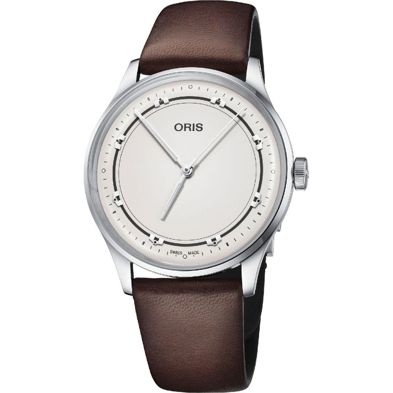 Buy Oris Culture Analog Dial Silver Color Men Watch- 01 733 7762 4081 ...