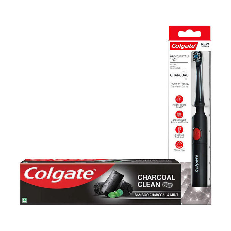 Buy Colgate ProClinical 150 Charcoal Battery Powered Toothbrush and ...