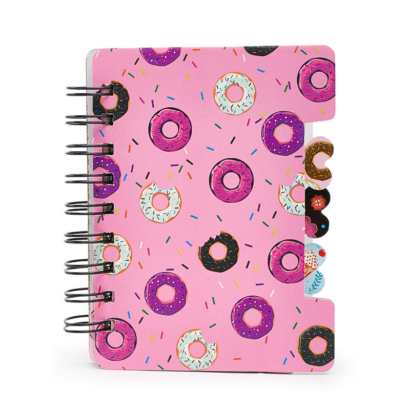 ToniQ Pink Sweet Treat Donut Pattern Spiral Notebook: Buy ToniQ Pink ...