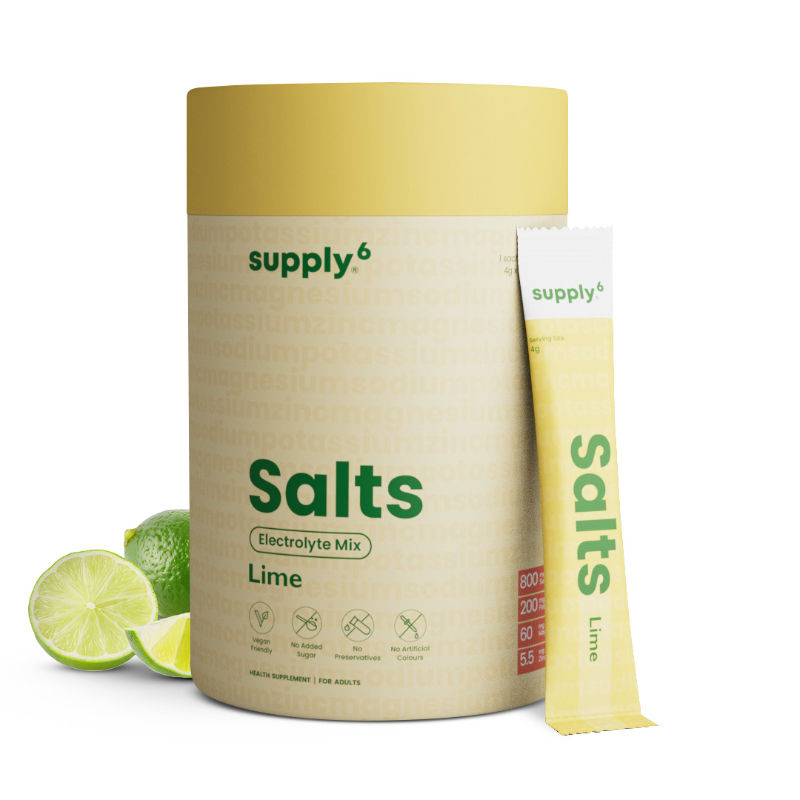 Buy Supply6 Salts Electrolyte Mix Powder - Lime Online