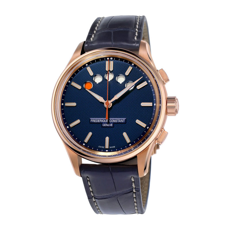 Buy Frederique Constant Yacht Timer Analog Navy Blue Dial Men Watch- Fc ...