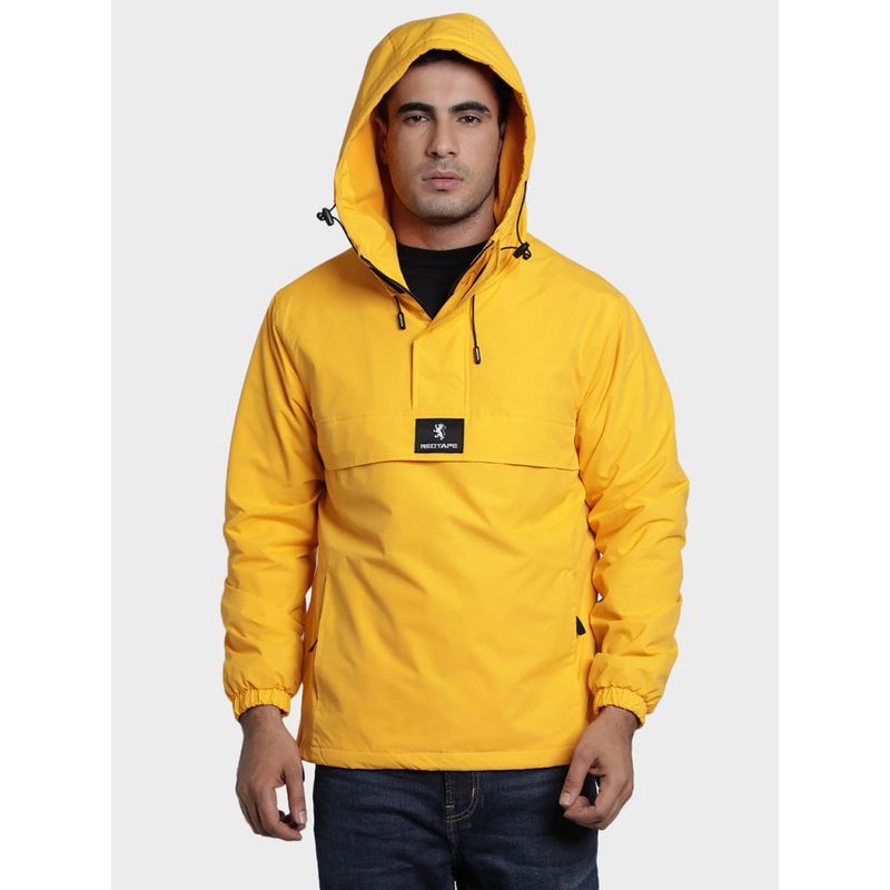 Buy Red Tape Yellow Solid Padded Jacket Online