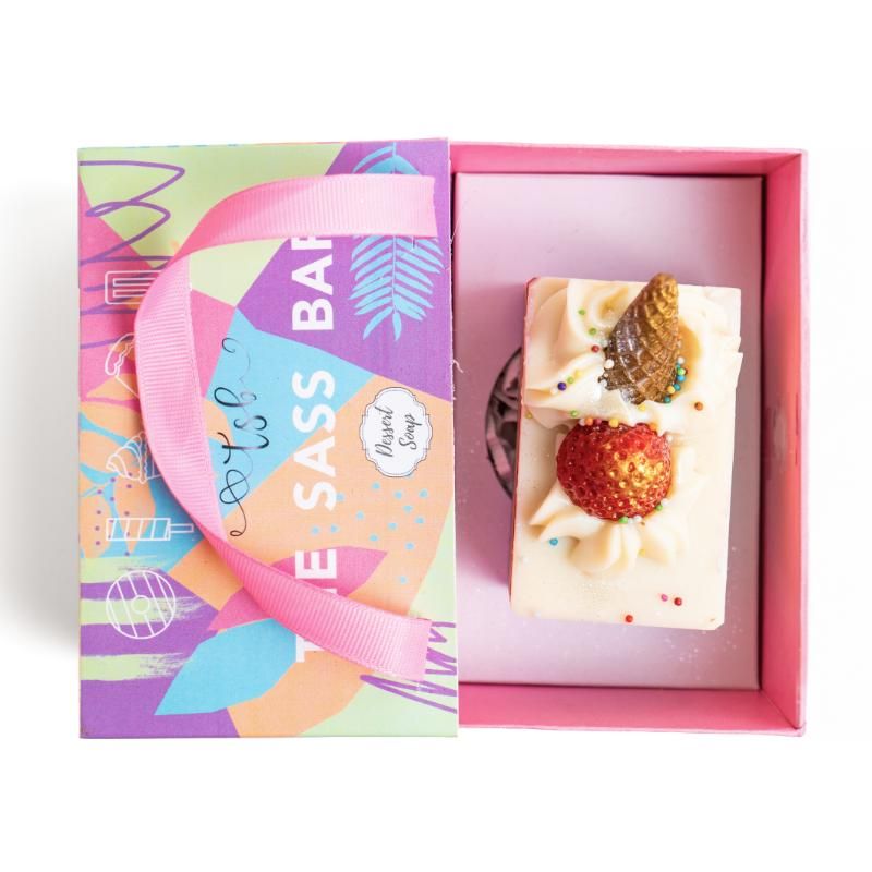 Buy The Sass Bar Rainbow Ice-Cream Loaf Soap Online