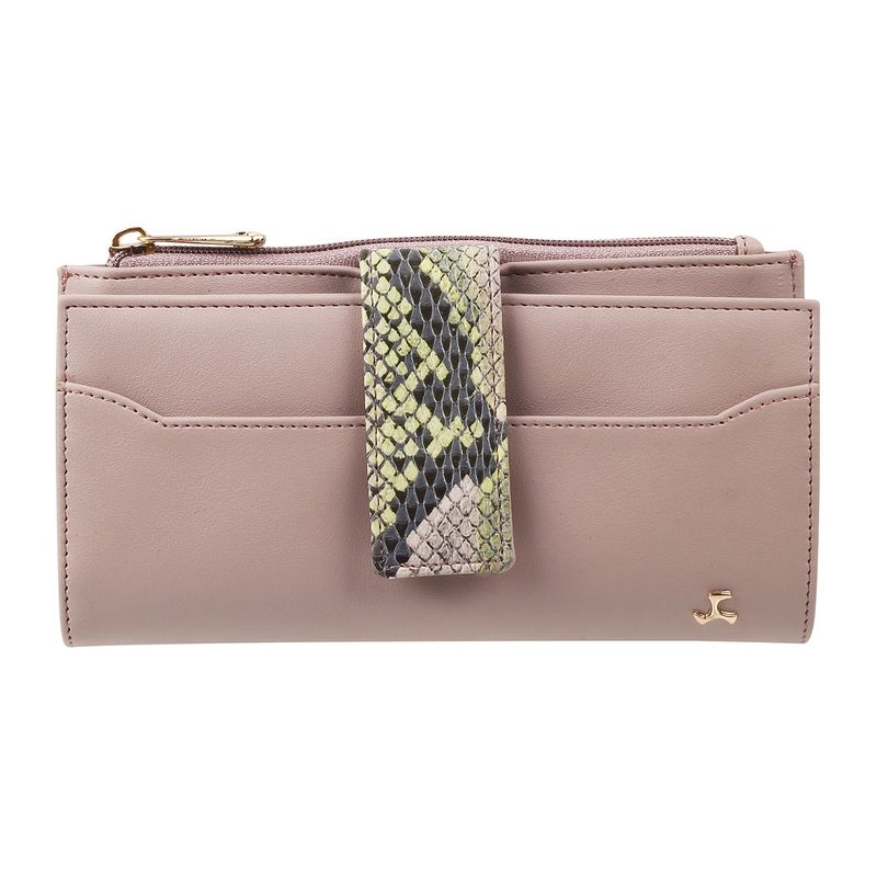 Buy Mochi Women Beige Synthetic Wallet Online