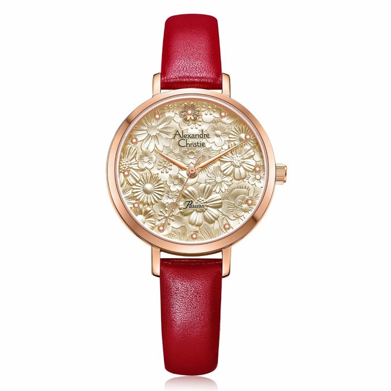 Alexandre Christie AC 2957 LHL Ladies Analog Watch - Red: Buy Alexandre ...