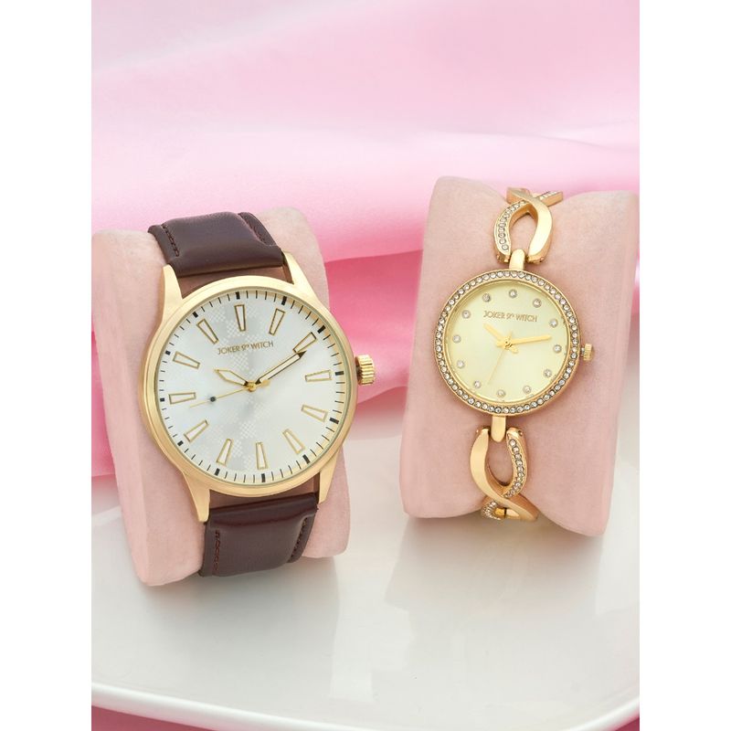 Buy Joker & Witch Robert & Suki Couple Watches - JWCW477 (M) Online