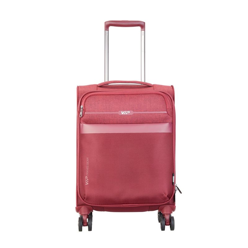 Buy VIP Cabin Trolley with 8 Wheels on Suitcase, 360 Degree Spin Red ...