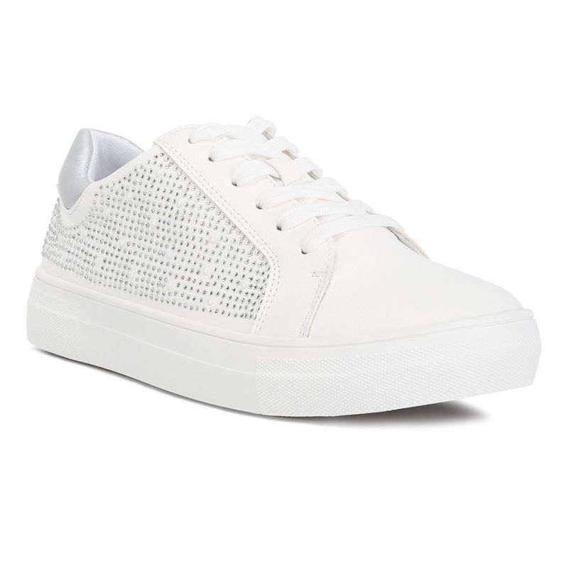Buy London Rag Rhinestone & Pearl Embellished Sneakers Online