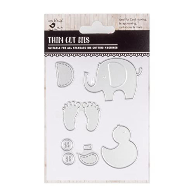 Buy Little Birdie Thin Cut Dies Duck and Elephant Online