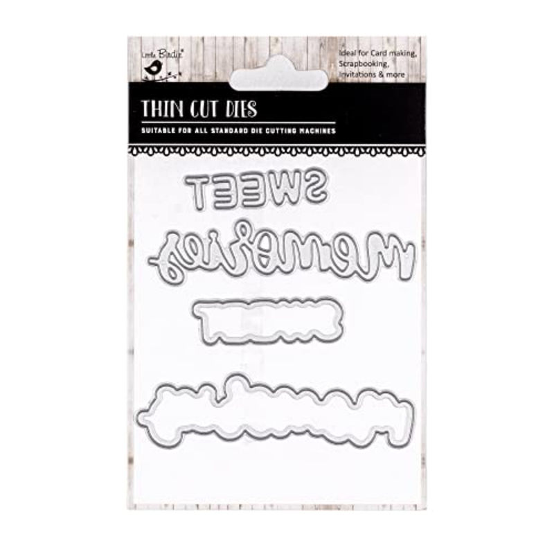 Buy Little Birdie Thin Cut Dies Sweet Memories Design Online