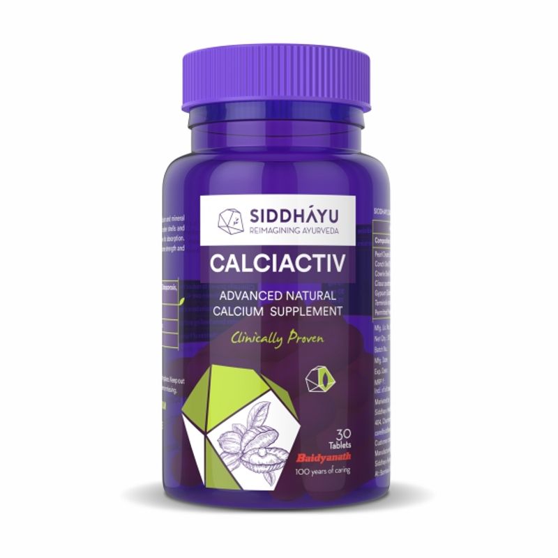 Buy Siddhayu Calciactiv Calcium tablet for Women with Algae Calcium ...