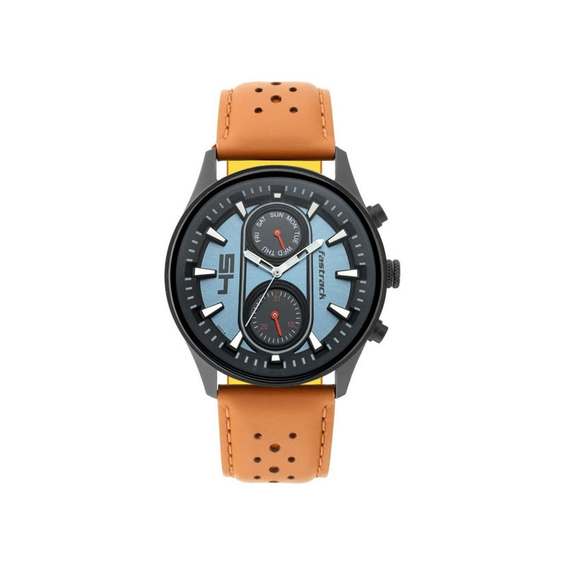 Buy Fastrack Watches 3224NL02 Blue Dial Analog Watch For Men 3224NL02 ...