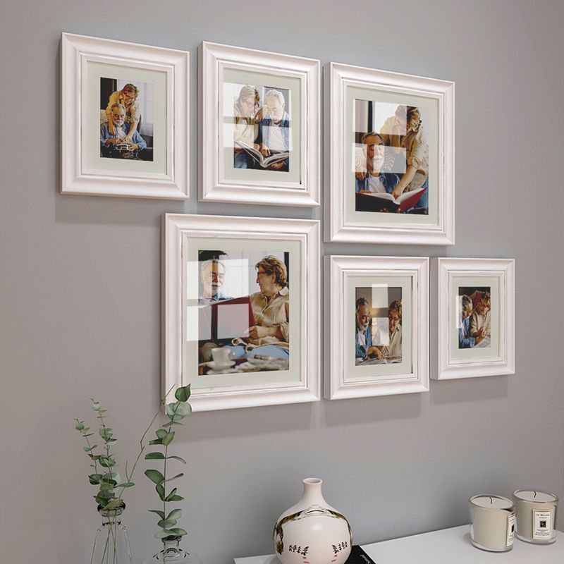 Buy WallMantra Easy Swappable Picture Frames In White Color- Set Of 6 Online