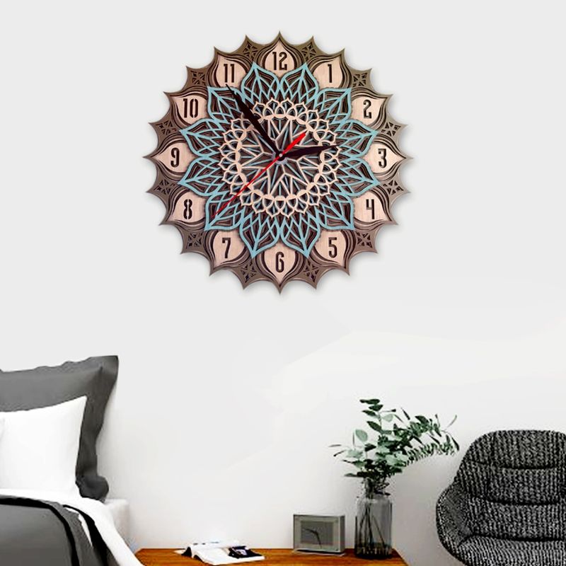 Buy WallMantra Traditional Mandala Wall Clock Online
