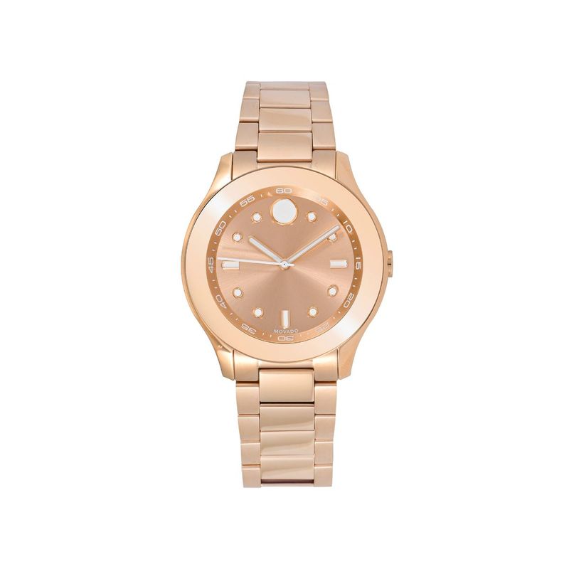 Buy Movado Bold Analog Rose Gold Dial Women Watch - 3600417 Online