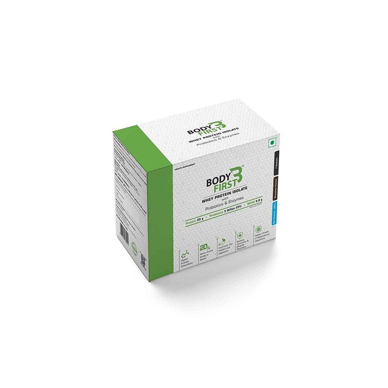 Buy BodyFirst Whey Protein Isolate With Probiotics and Enzymes ...