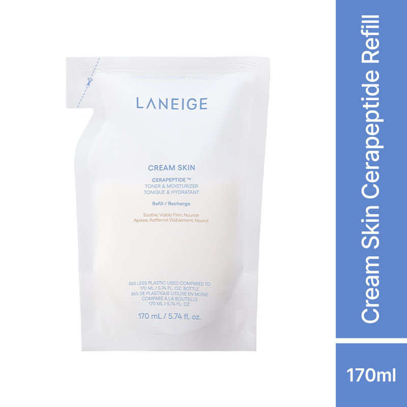 Buy LANEIGE Cream Skin Cerapeptide Toner & Moisturizer Refill Online