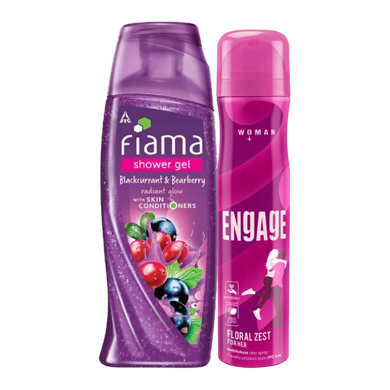 Buy Engage Deodorant and Fiama Shower Gel - Bath & Body Value Pack Online