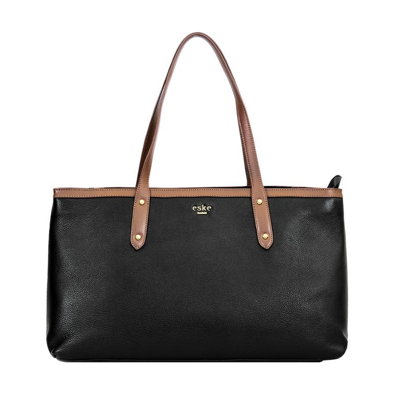 Buy Eske Vesta Leather Shoulder Bag,Black Online