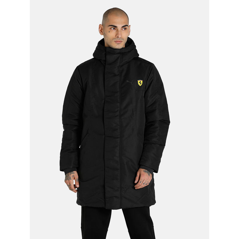 Buy Puma Ferrari Motorsport Race Collab Padded Jacket Men Black Jacket ...