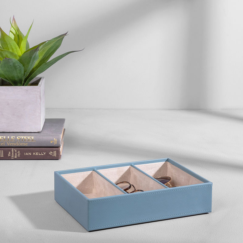 Pure Home + Living Blue Cream Organiser Box: Buy Pure Home + Living ...