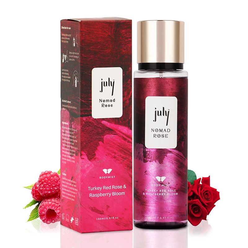 Buy July Nomad Rose Body Mist Spray, Turkey Red Rose, Raspberry, Fine ...