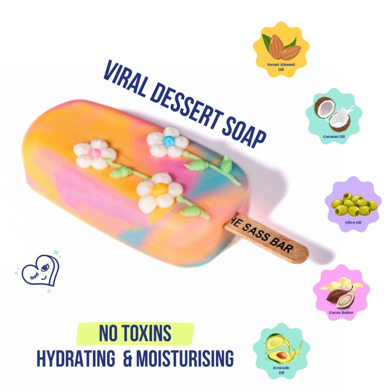 Buy The Sass Bar Gardenia Bloom Popsicle Soap Online