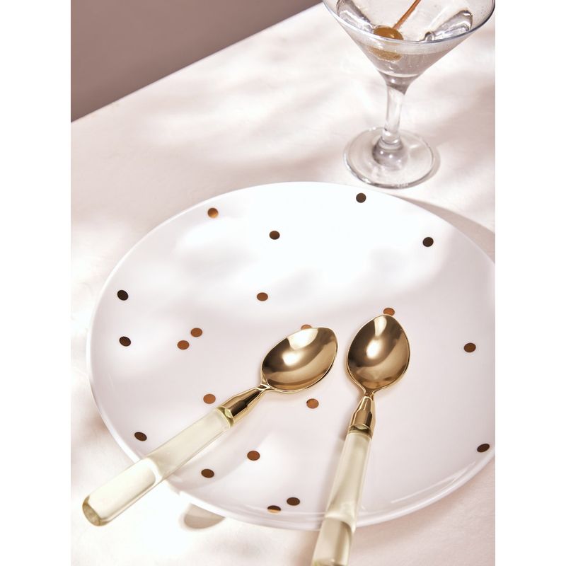 The Label Life Gold & Acrylic Dinner Spoons: Buy The Label Life Gold ...