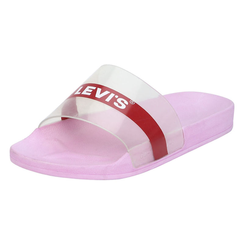 Levi's Women June Babytab Pink Printed Sliders: Buy Levi's Women June ...