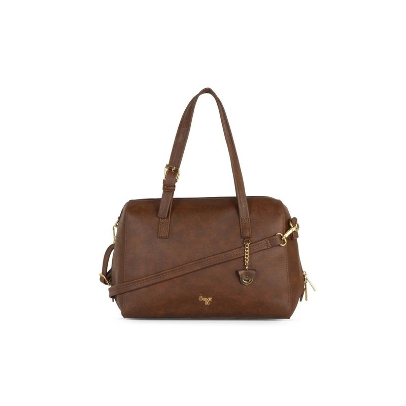 Buy Baggit Lita M Brown Medium Duffel Handbag Online