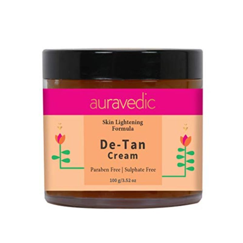 AuraVedic Detan Cream Skin Lightening Formula Tan Removal Cream: Buy ...