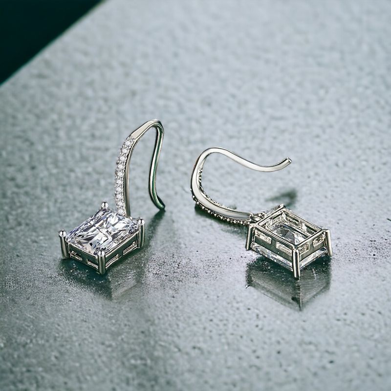 Buy Designs & You Crushed Ice Cut Cubic Zirconia Silver Plated White ...
