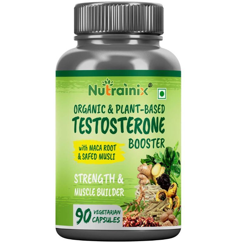 Buy Nutrainix Certified Organic & Plant-Based Testosterone Booster ...