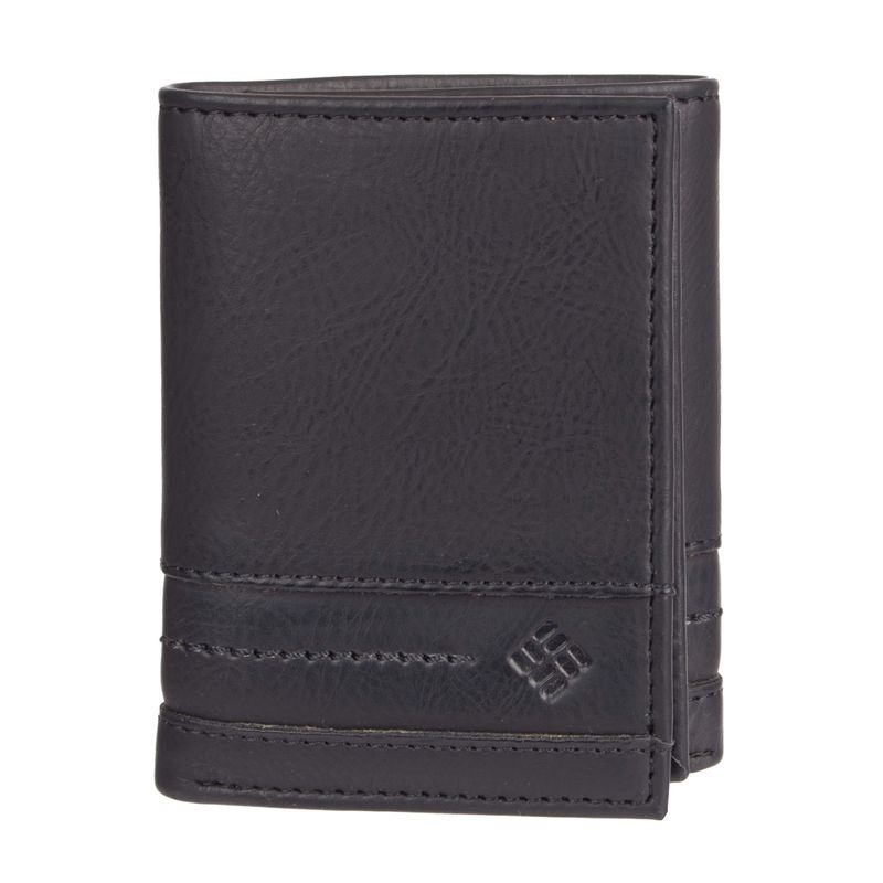 Buy Columbia Men Black RFID Stossel X Capacity Trifold Wallet Online