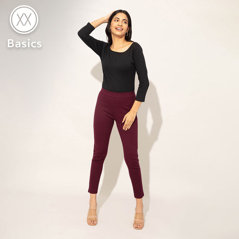 Buy Twenty Dresses by Nykaa Fashion Basics Black Solid Boat Neck Bodysuits Online
