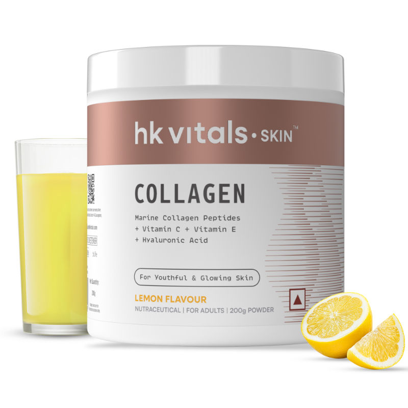 Buy HealthKart Hk Vitals Marine Collagen Peptides Powder - Lemon Online