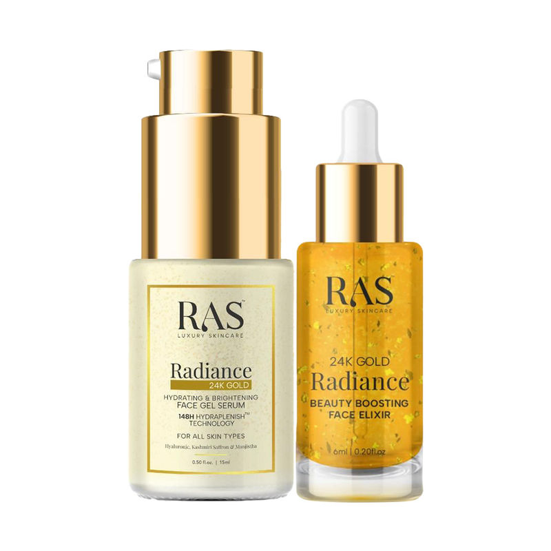 Buy RAS Luxury Oils Bestsellers Duo + 24K Gold Radiance Elixir Hydrating Gel Serum Combo Online