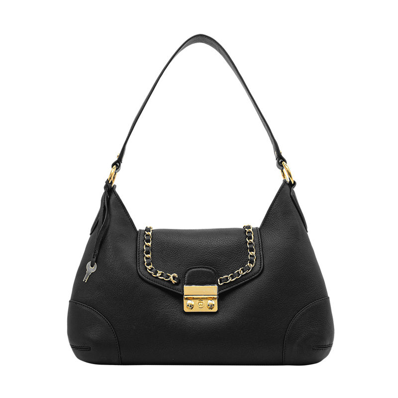 Buy Eske Black Liza Leather Shoulder Bag Online