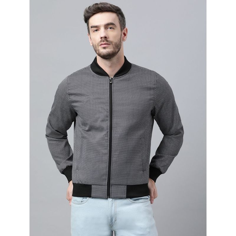 Buy HANGUP Men Regular Fit Grey Casual Jacket Online