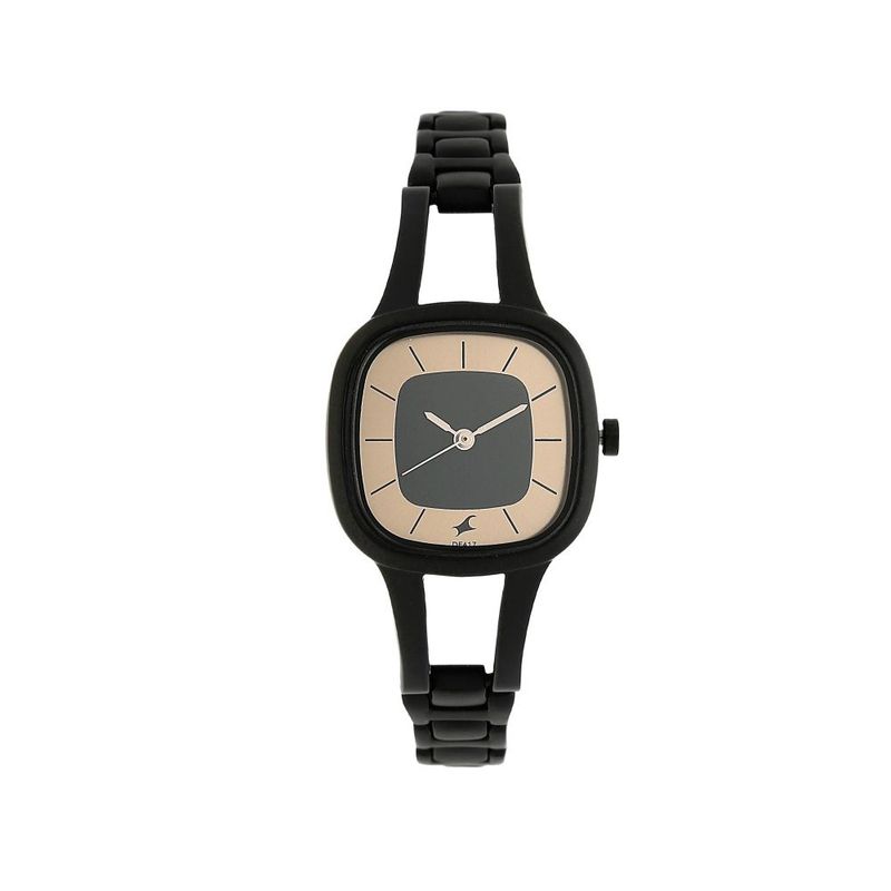 Fastrack Grey Dial Black Metal Strap Watch: Buy Fastrack Grey Dial ...