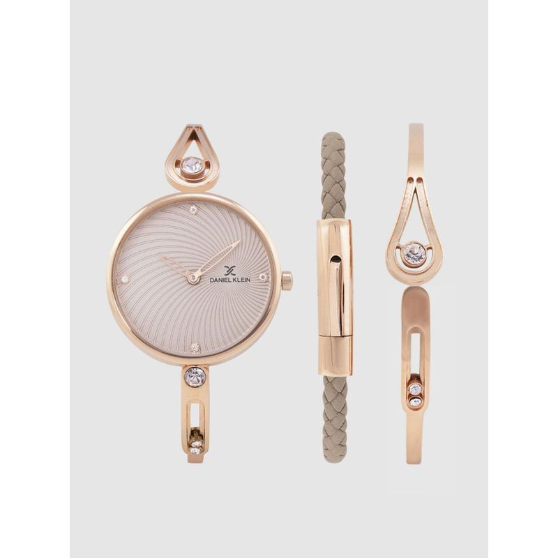 Buy Daniel Klein Grey Color Watches For Women DK.1.12325-5 Online