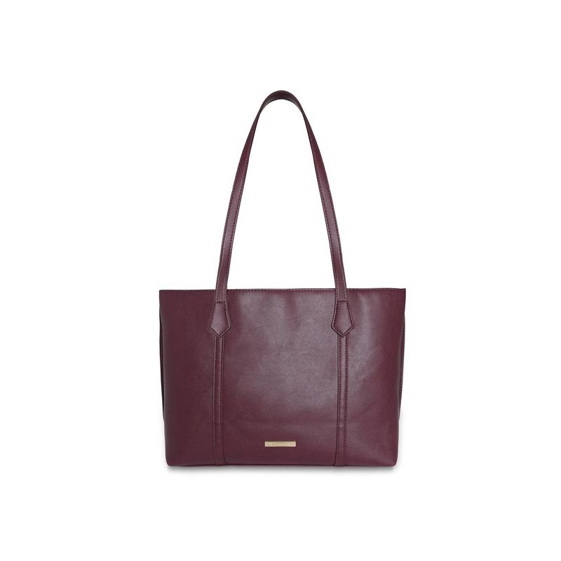 Buy Caprese Medium Plum Casual Tote Handbag Online