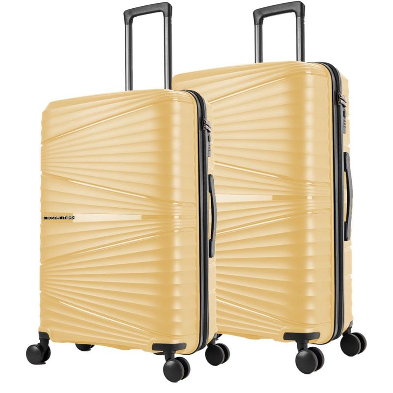 Buy Nasher Miles Mumbai Hard-Sided Polypropylene Luggage Yellow Trolley ...
