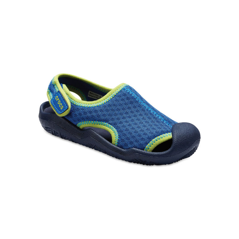Crocs Blue Solid Sandals: Buy Crocs Blue Solid Sandals Online at Best ...