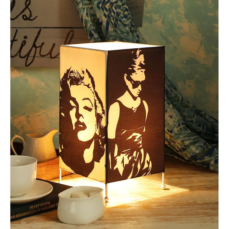 Buy Green Girgit Metal Multicolour Four Legs The Legends Lamp Online