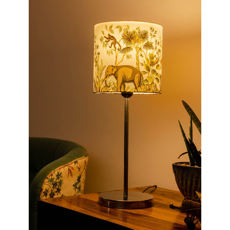 Buy Green Girgit Metal Chrome Finish with Multicolour Jungle Shade Online