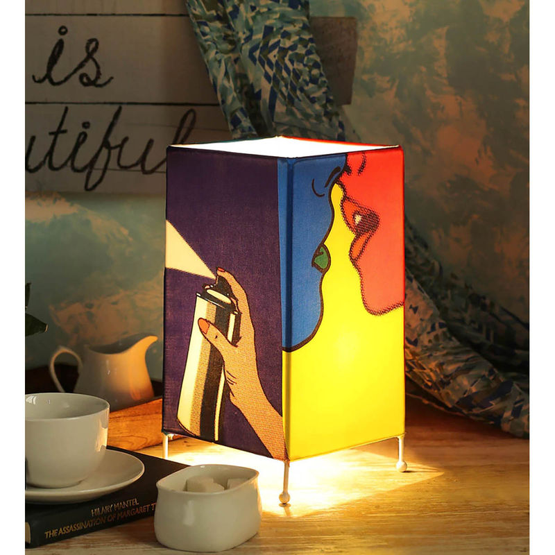 Buy Green Girgit Metal Multicolour Four Legs The Sins Lamp Online