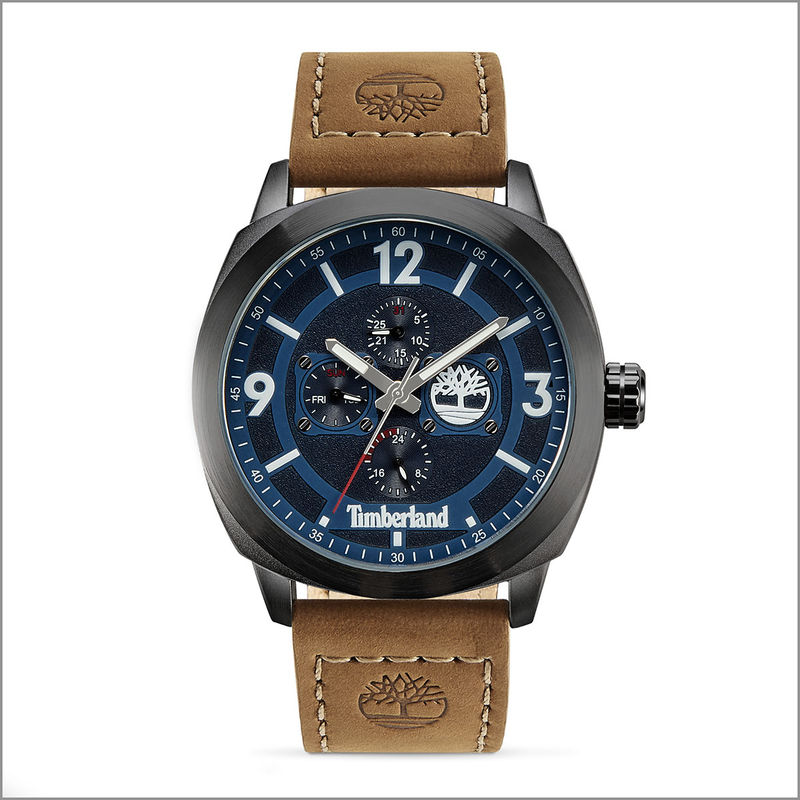 Buy Timberland Men Guelph-Z Blue Round Dial Analog Watch - TDWGF9001802 ...