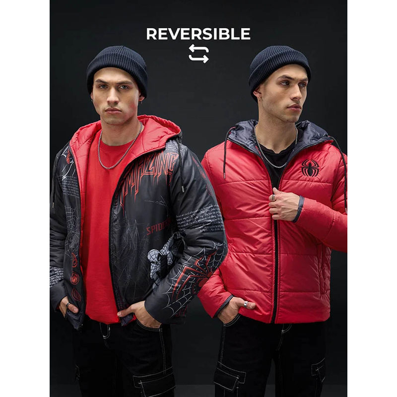 Buy The Souled Store Official Spider-Man: The Suit Men Puffer Jackets ...