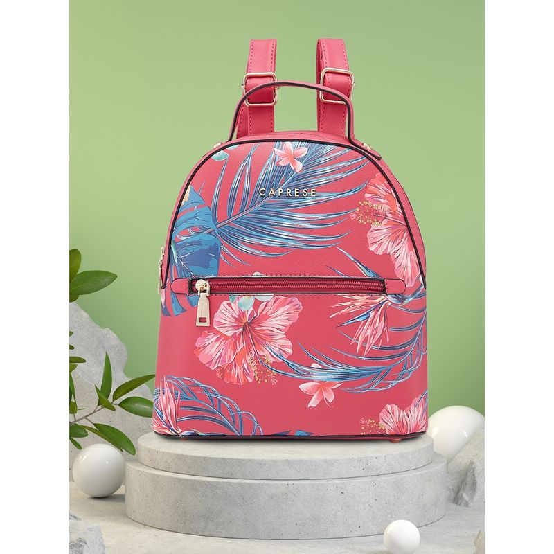 Buy Caprese Women Pink Renee Fashion Backpack (M) Online